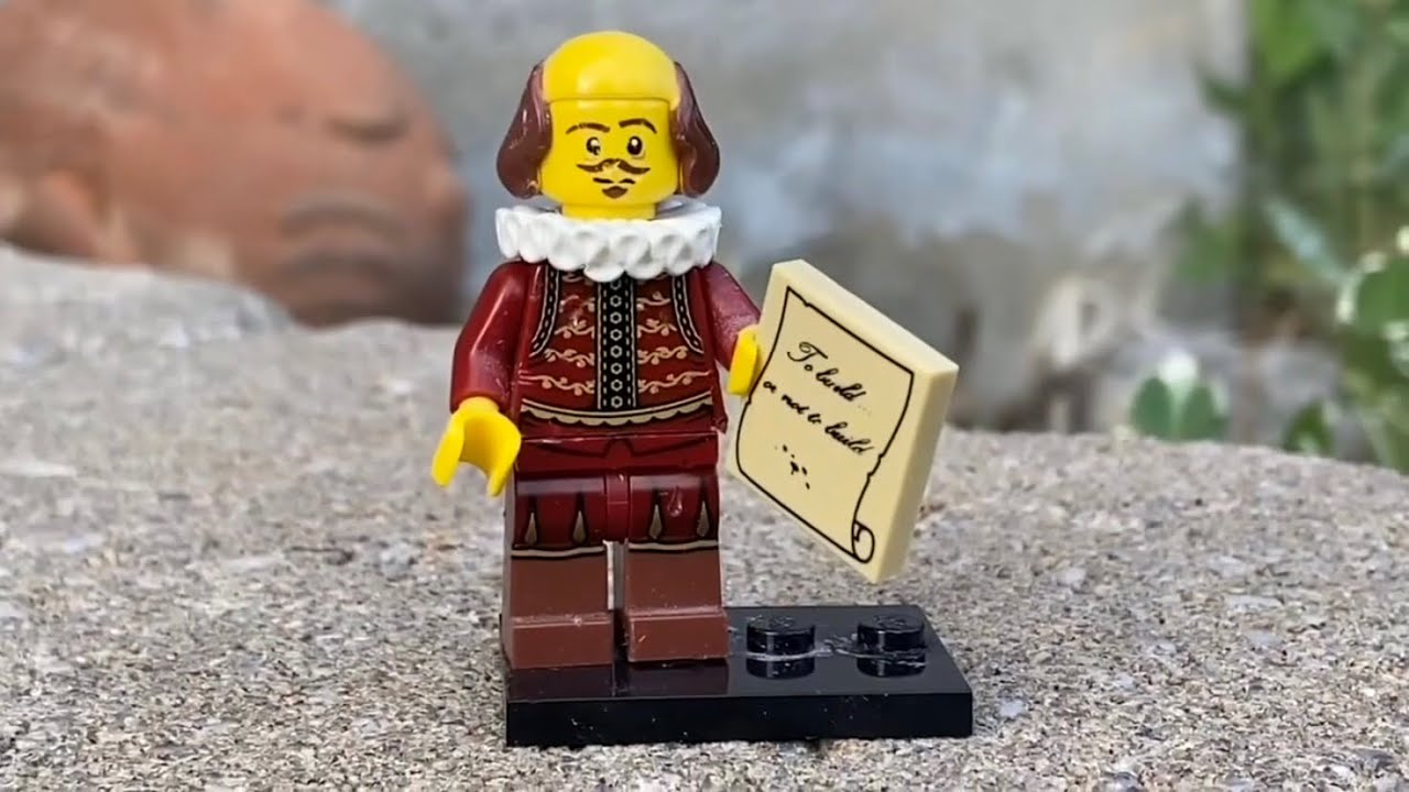 Lego Movie William Shakespeare figure quick look - YouTube