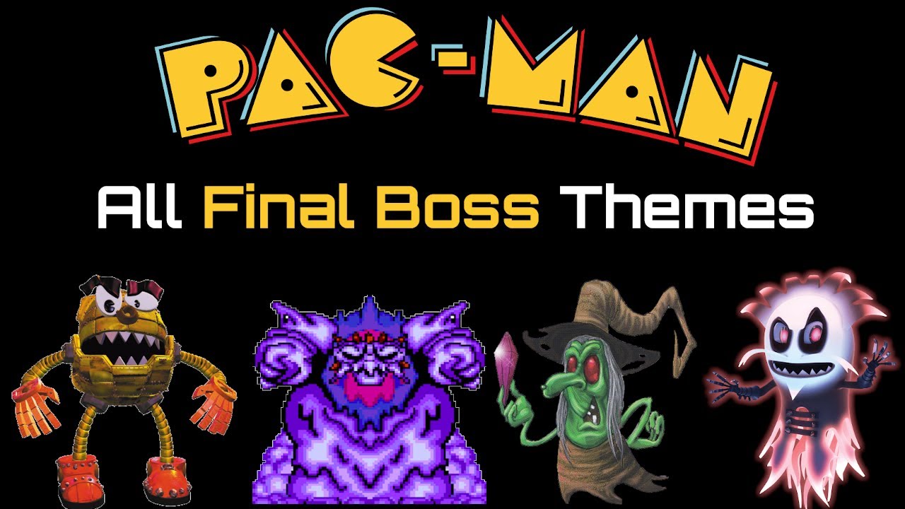Pac-Man - All Final Boss Themes - YouTube