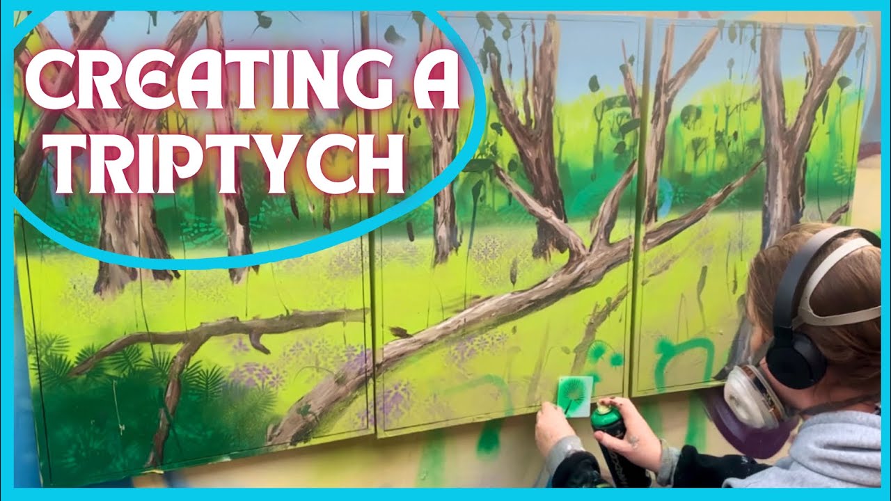 Wild Awakenings: Contemporary Landscape Artwork Using Spray Paint ...