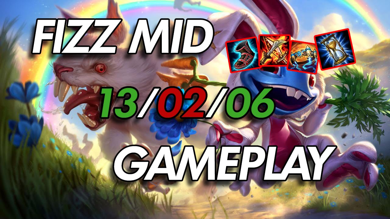 FIZZ MID ONE SHOT! BUILD DE BURST+CDR! [GAMEPLAY] PATCH 6.18! - YouTube
