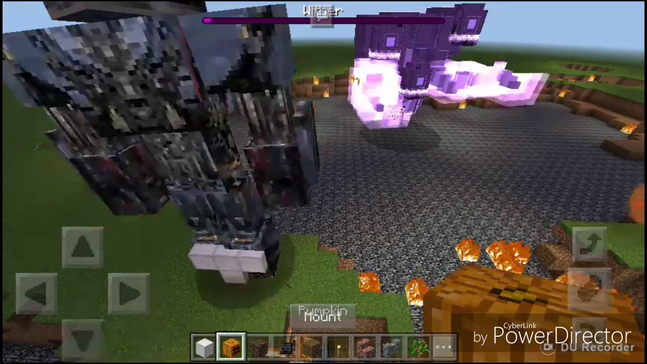 Wither storm vs Mega mech - YouTube