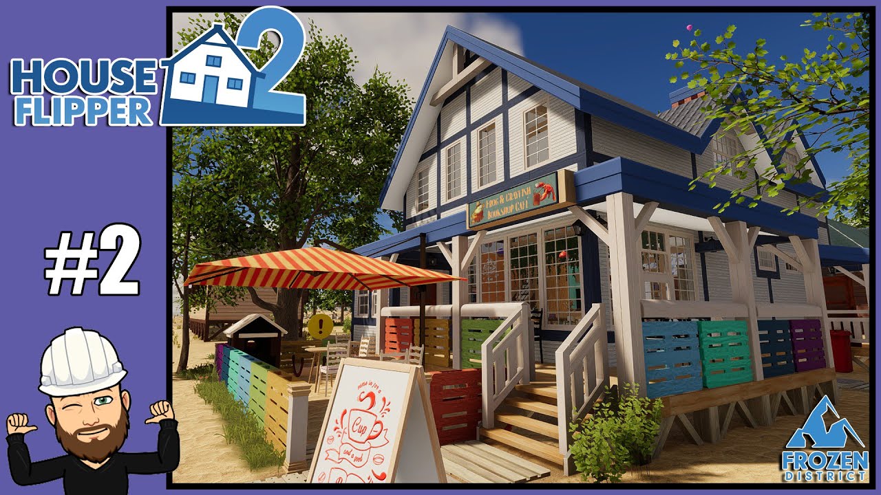 Cafe Jobs, Cleaning & Designing - House Flipper 2 - Full Release #2 ...