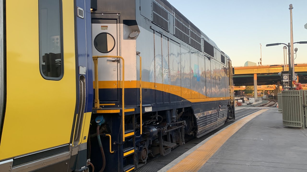 Taking Amtrak 702 From Sacramento to Modesto - YouTube