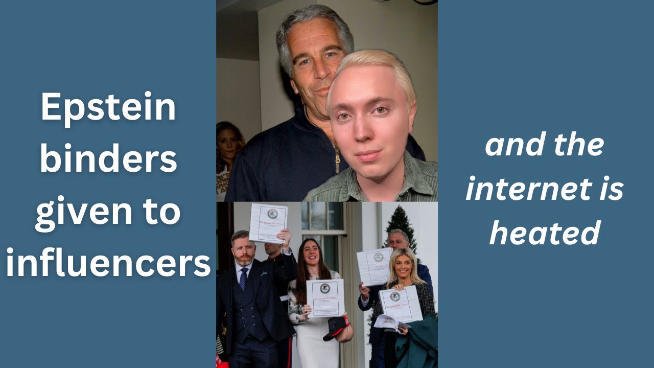 White House Gives Influencers Epstein Binders Which Causes Uproar ...