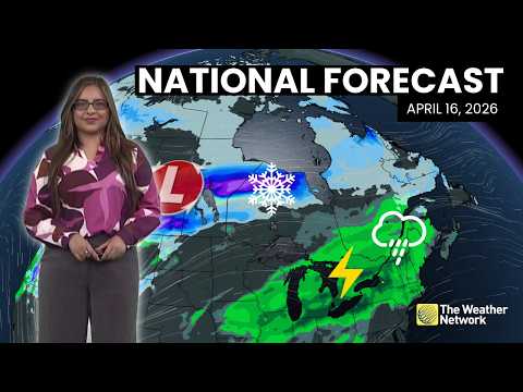 Canada's National Forecast - April 16, 2026 | #WeatherAM