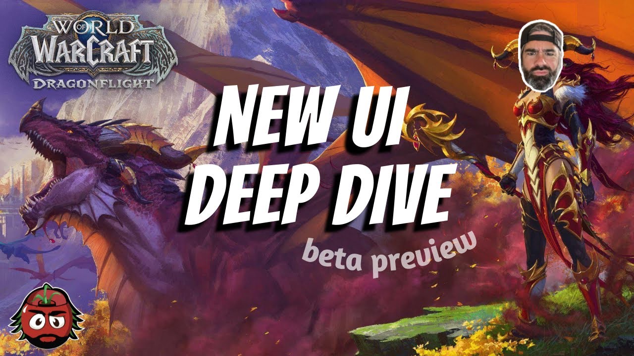 WoW Dragonflight Beta NEW USER INTERFACE - Deep Dive & Demo! - YouTube