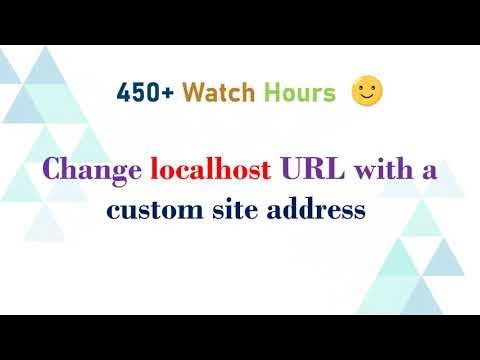 33. Steps to change localhost URL with a custom site address while accessing it from browser ...