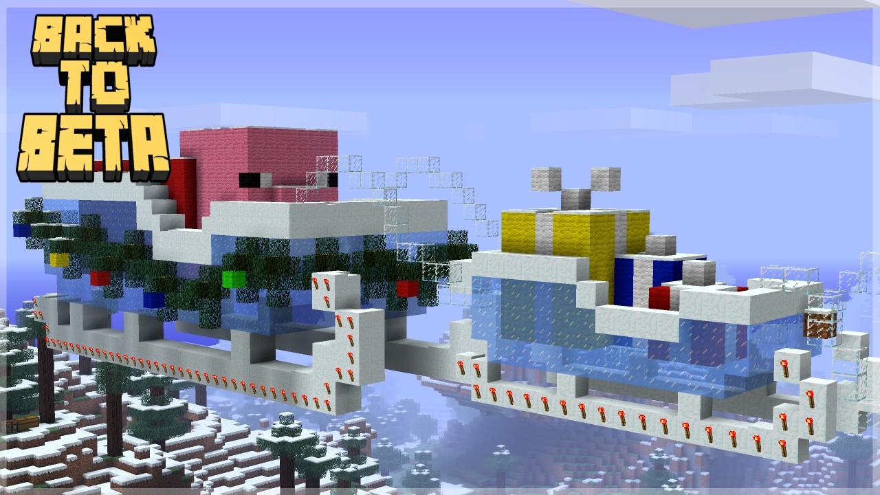 Building Ice Sculptures in Minecraft Beta - YouTube