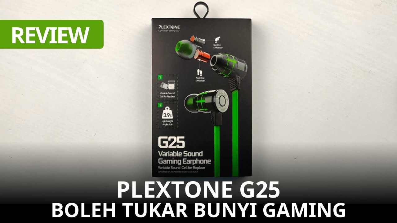 [REVIEW] PLEXTONE G25, Boleh Tukar Sound Gaming - YouTube