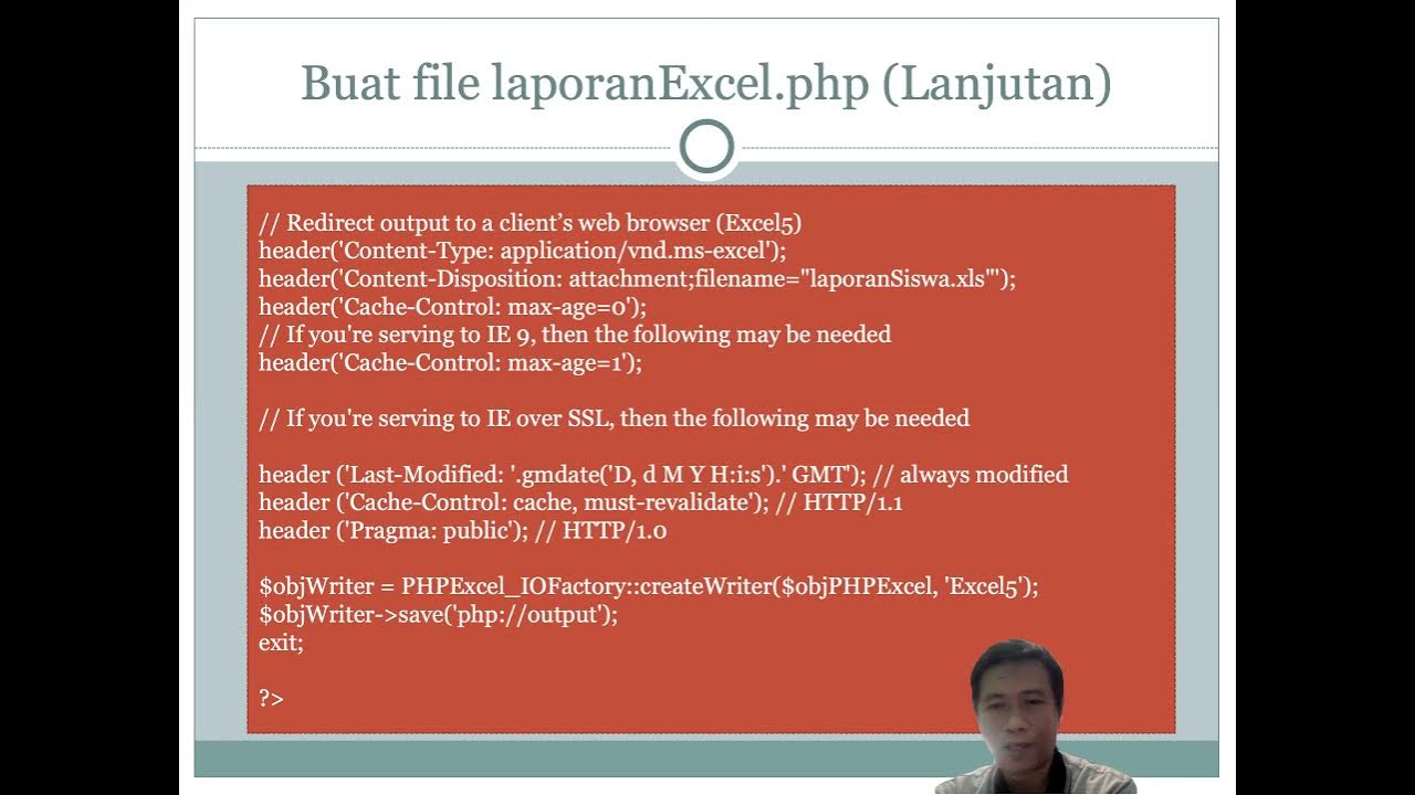 Export Laporan ke Excel Via PHP, gunakan saja PHPExcel - YouTube