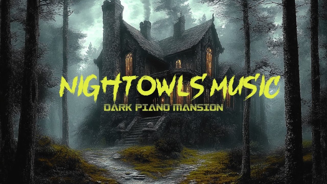 Haunted Mansion Dark Piano Music - Spooky Academia Study and Sleep ...