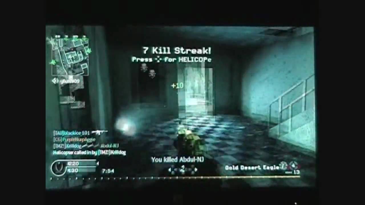 Call of Duty 4. TDM. Crash. Desert Eagle. Online. Playstation 3. - YouTube