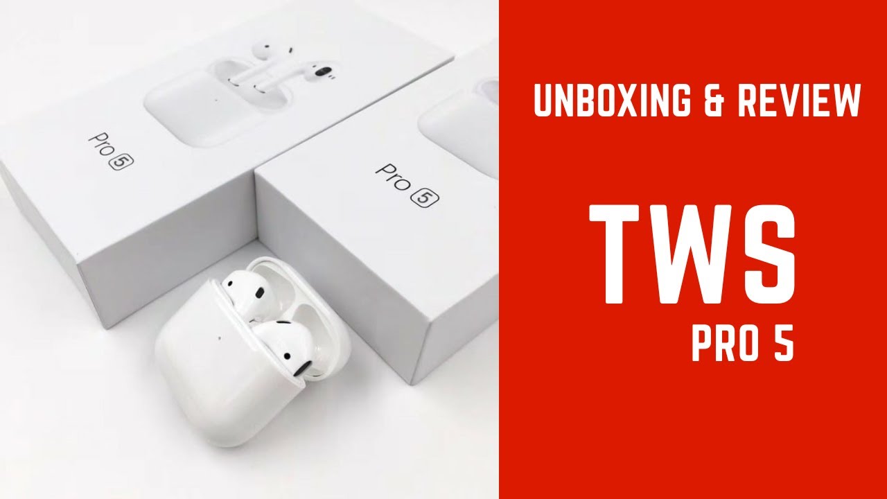 Unboxing & Review Tws Pro 5 - YouTube