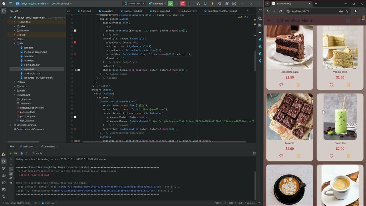 Flutter app demo - YouTube