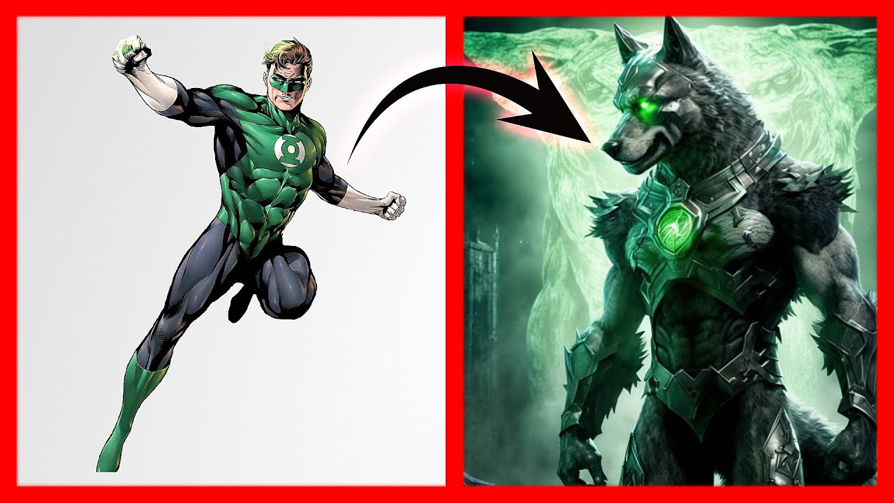 SUPERHEROES like WOLVES💥 All Characters (Marvel & DC) - YouTube