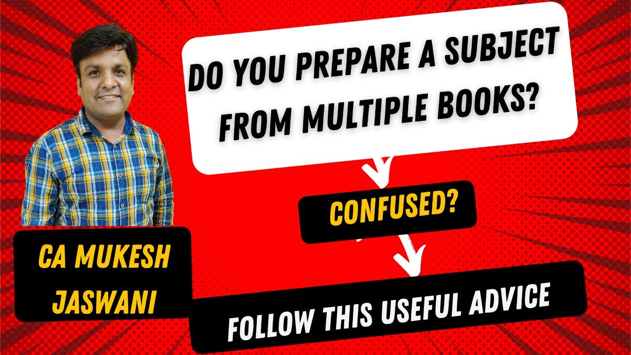 Do you prepare a subject from MULTIPLE Books? Watch this video for ...