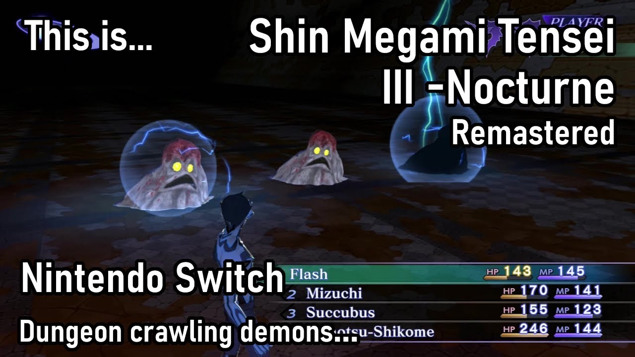 This is Shin Menami Tensei III Remastered for the Nintendo Switch - YouTube