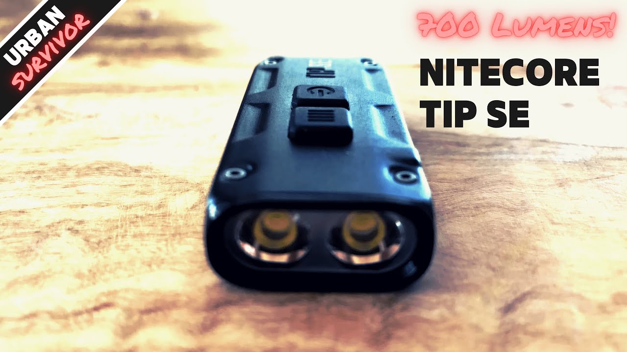 Nitecore TIP SE Review Keychain Flashlight with 700 lumens! - YouTube