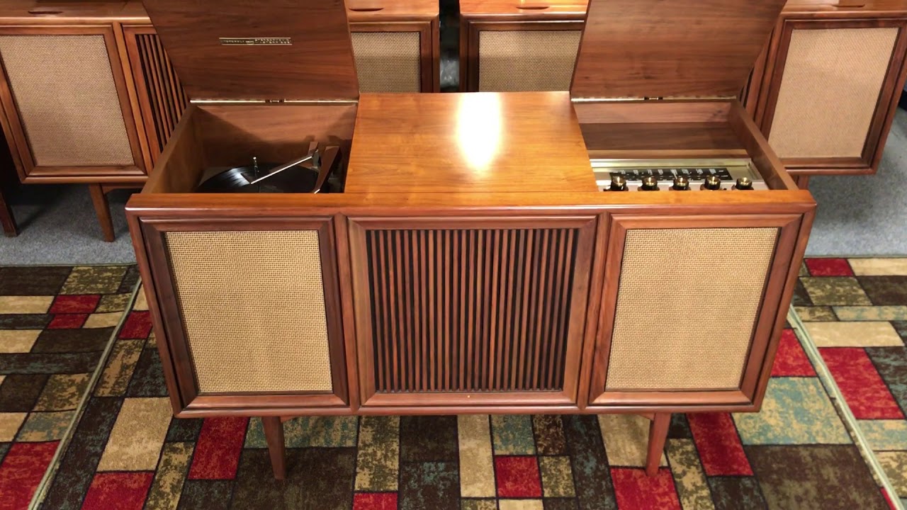SK32W Drexel Motorola Three Channel Stereo Console - YouTube
