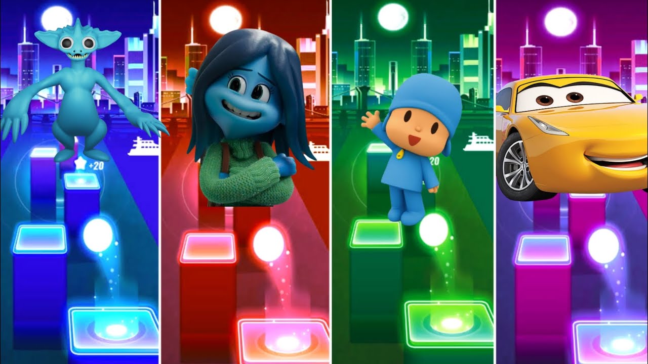 Bluey🆚Ruby_Gillman🆚pocoyo🆚Cars 3 Best_of_Lightning_McQueen🍓Who is best ...