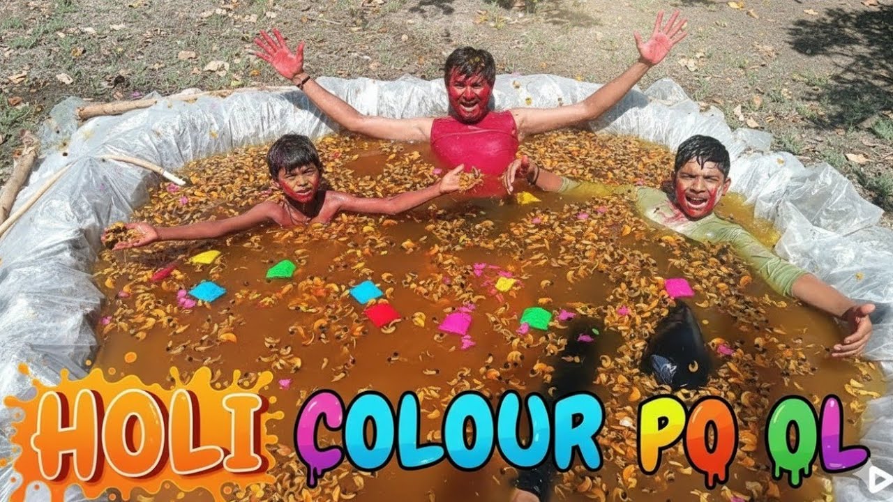 Herbal Holi Colour Making From Swimming Pool Flower - Chemical Free ...