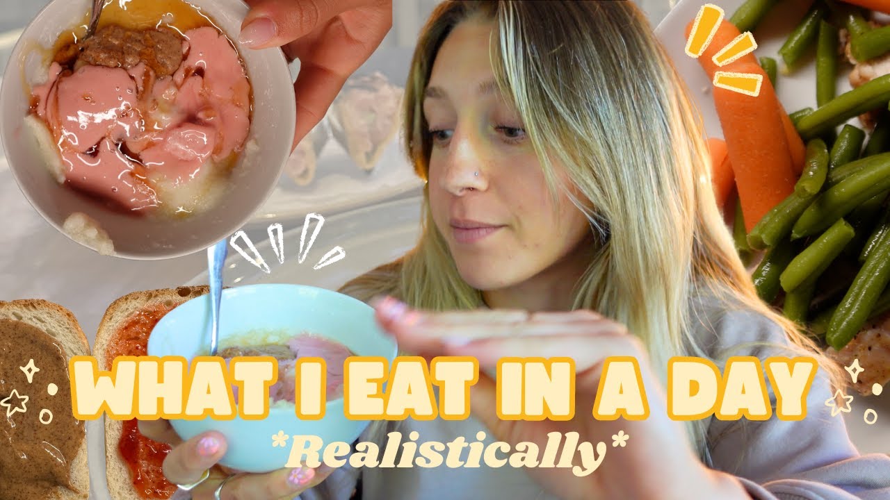 *REALISTIC* FULL DAY OF EATING POST SHOW - YouTube