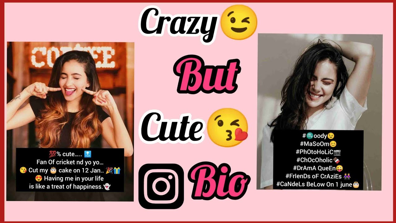Cute Instagram Bio Ideas For Girls | Insta Bio For Girls | Crazy ...