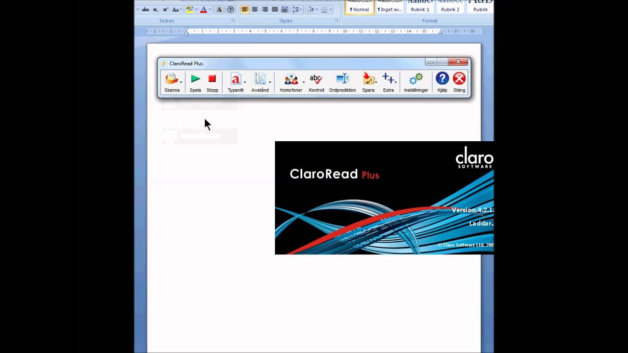 ClaroRead Plus - Skanna från pdf och fil - YouTube