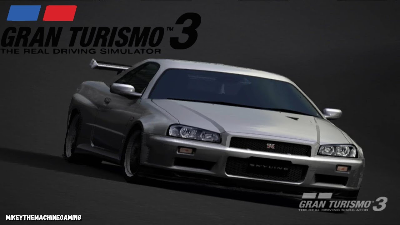 Gran Turismo 3 - Nissan Skyline GT-R V-Spec II Gameplay (Arcade Race 1 ...