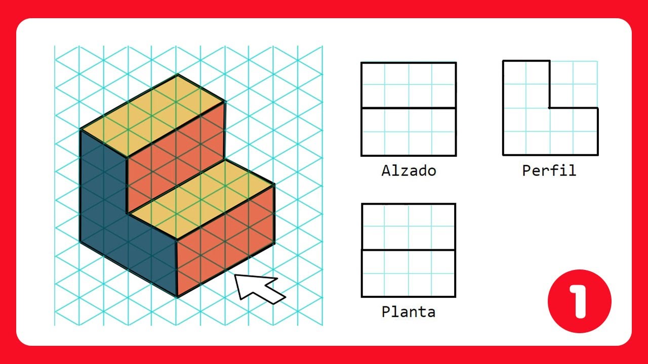 Sistema Americano Ej Alzado Planta Y Perfil De Una Pi