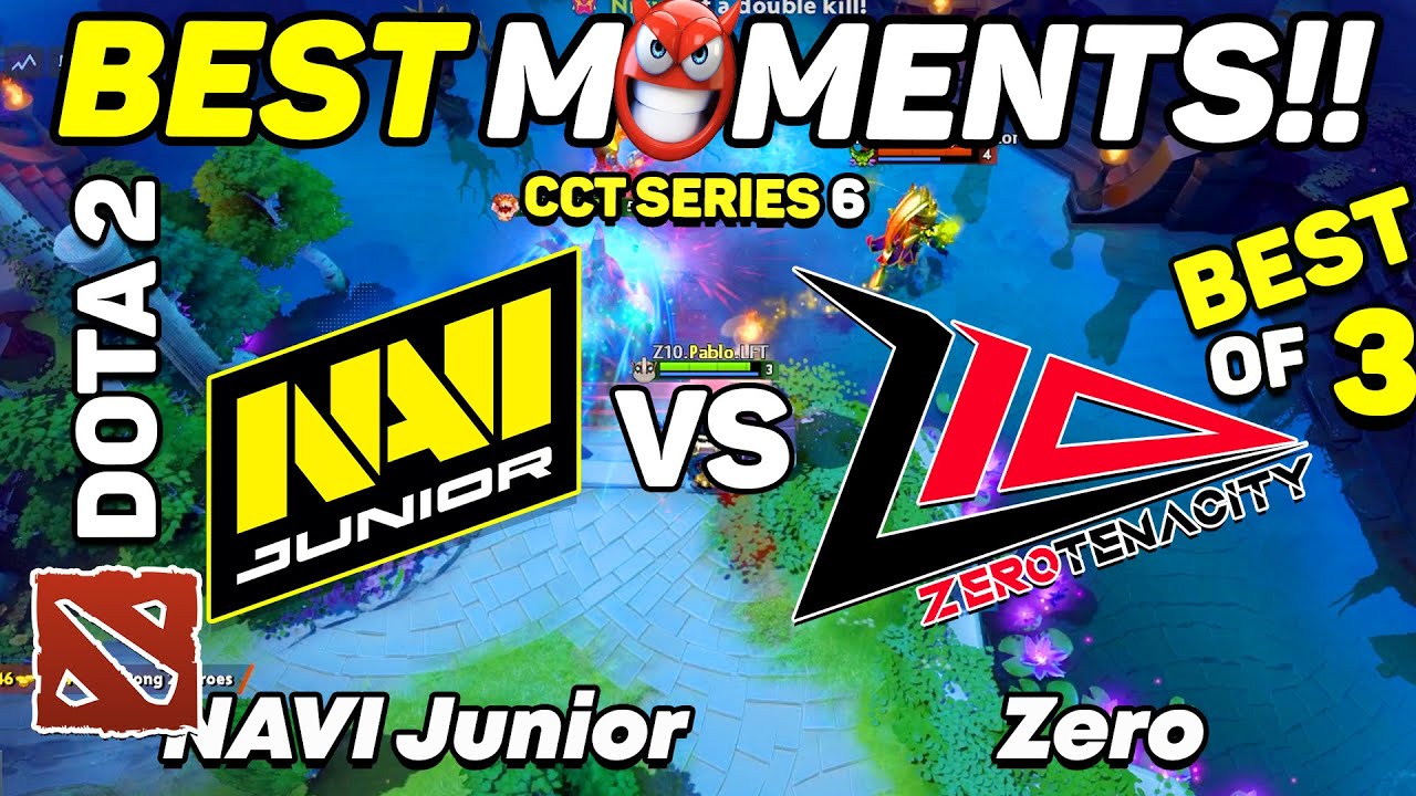 NAVI Junior vs Zero Tenacity - HIGHLIGHTS - CCT Series 6 | Dota 2 - YouTube