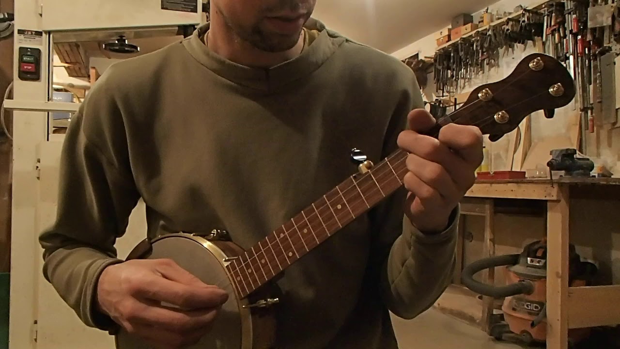 10" walnut C scale banjo demo, Zach Hoyt #144 - YouTube