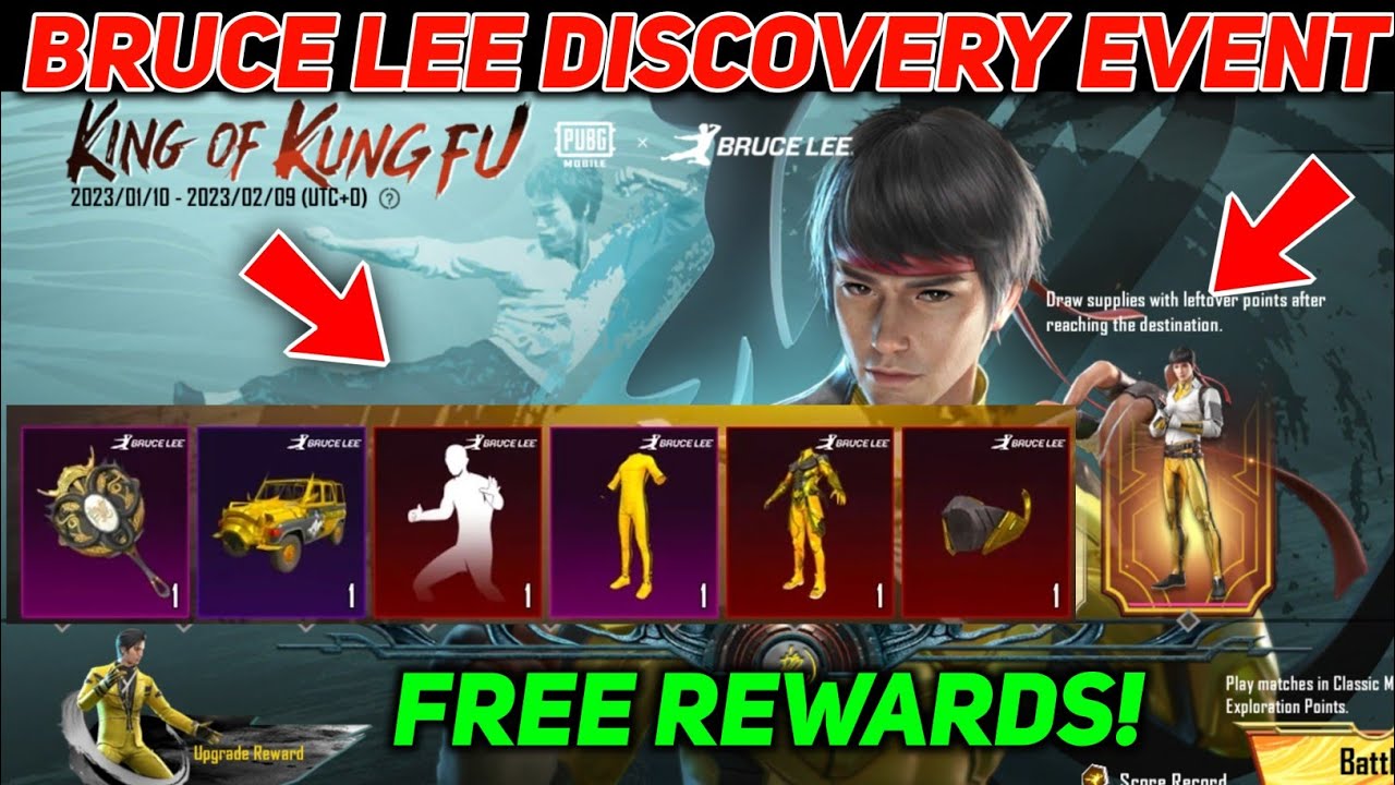 OMG 😱 Get Free Permanent Mythic Outfit & Emote 🔥 Bruce Lee Discovery ...