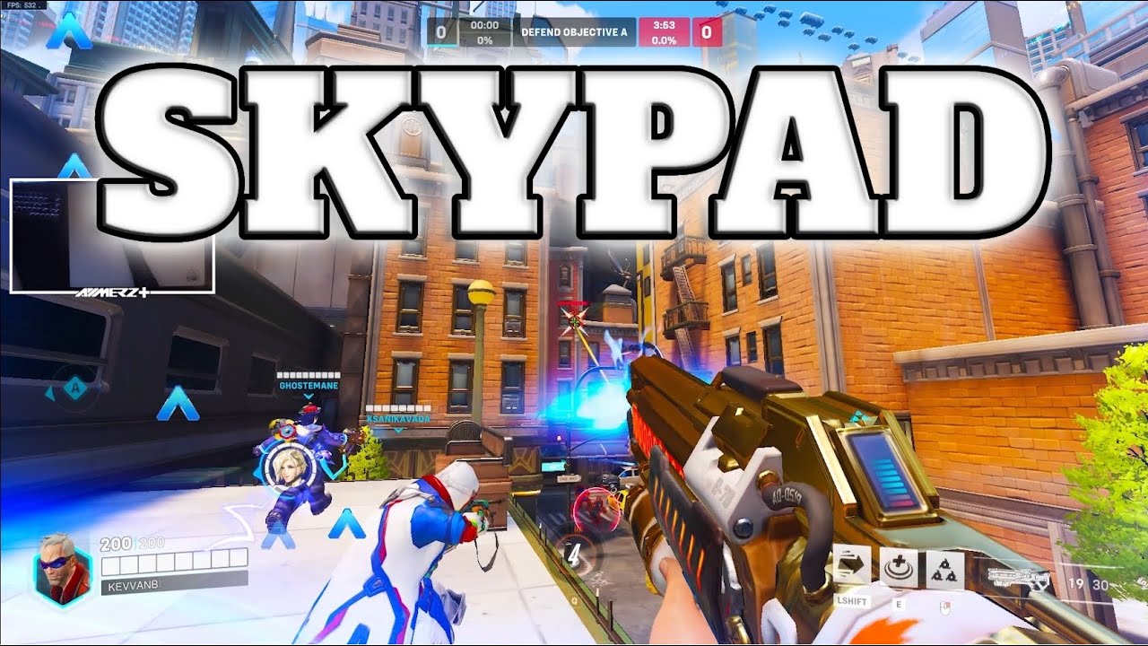 Soldier76 on the SkyPad | Overwatch 2 Tracking Clip dump - YouTube