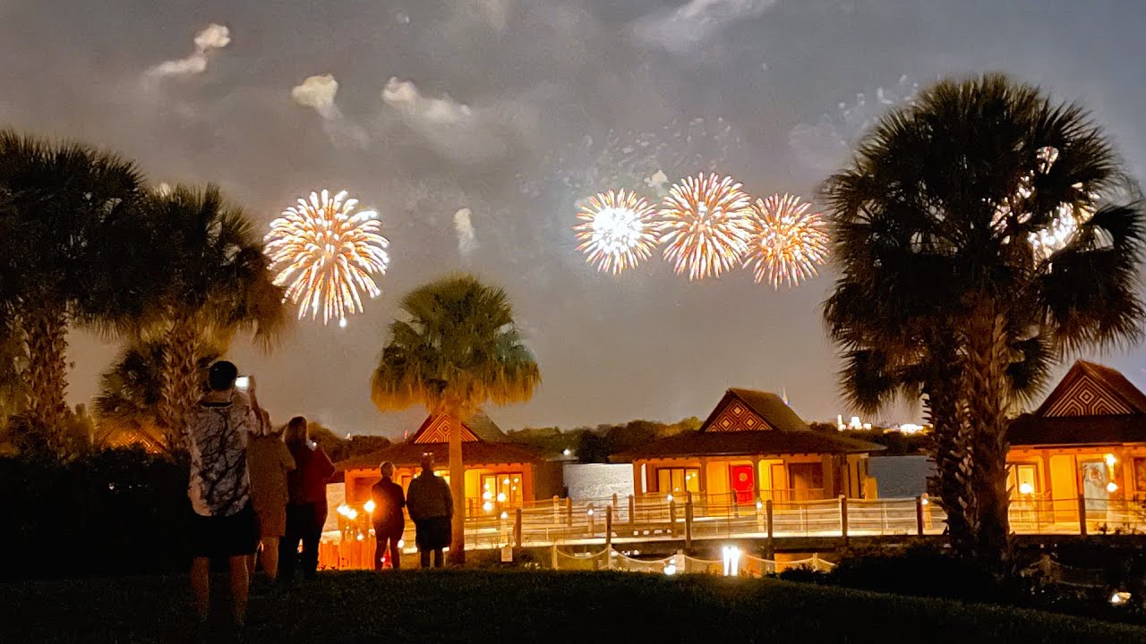 Disney Tests New Fireworks Show Last Night!! - YouTube