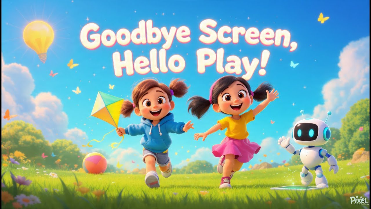 Goodbye Screen, Hello Play! | Kids Learning Song on Screen-Time ...