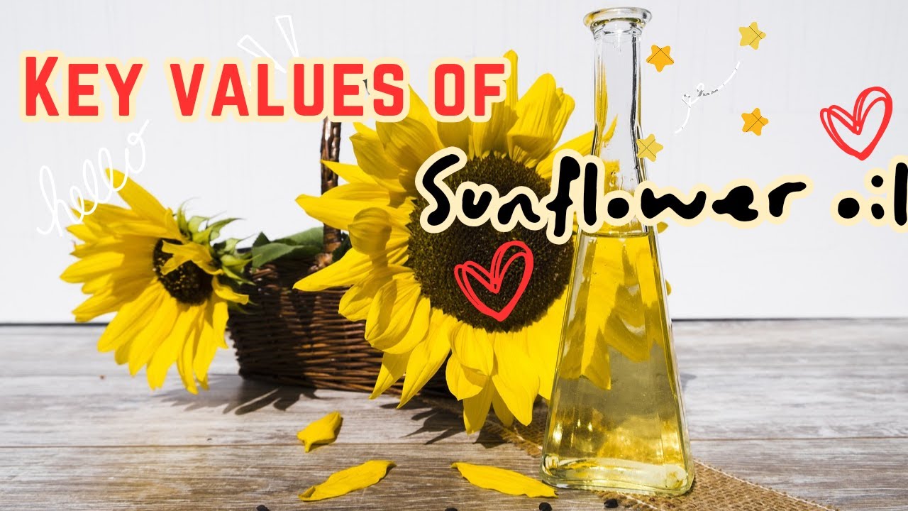 sunflower oil health benefits in English/ benefits of sunflower oil ...