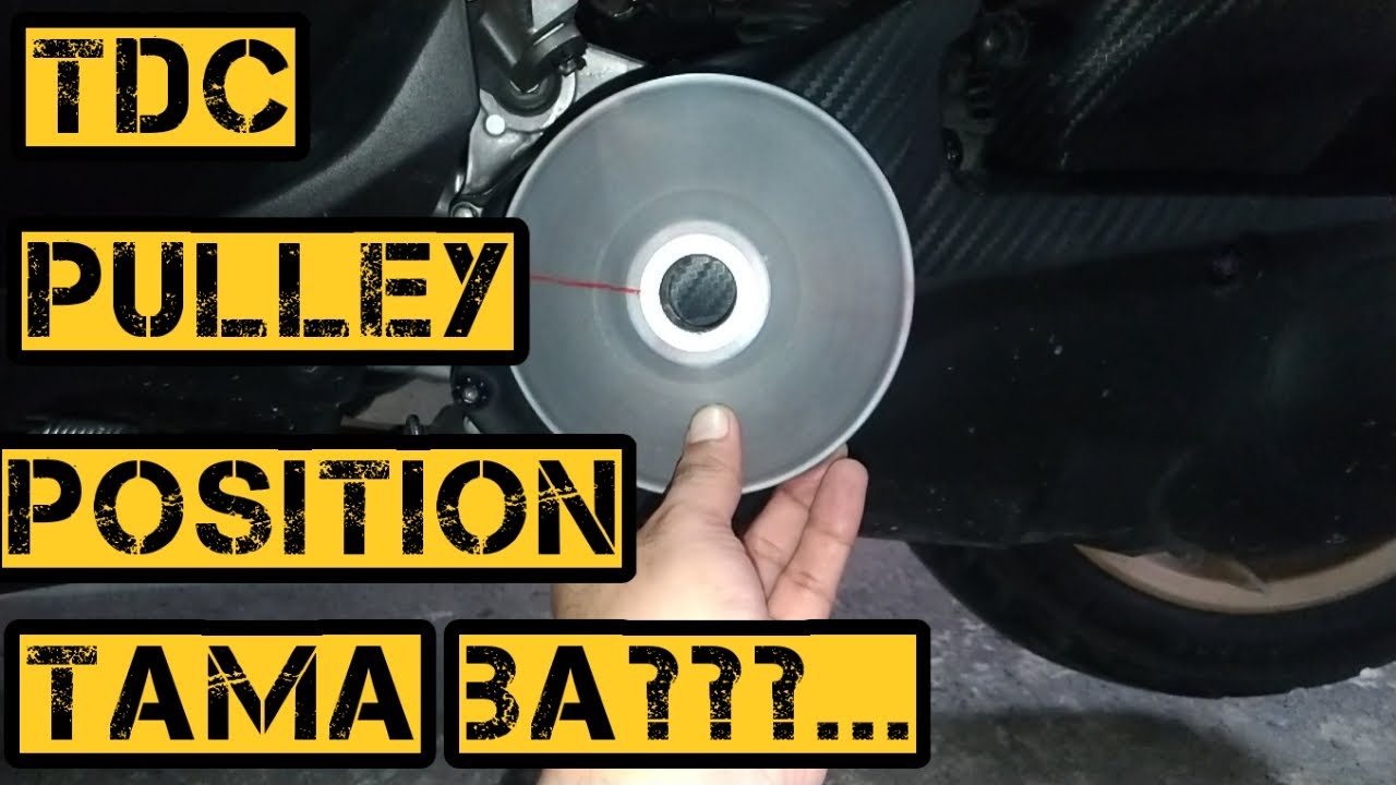 Nmax 155 | TDC | PULLEY POSITION - YouTube