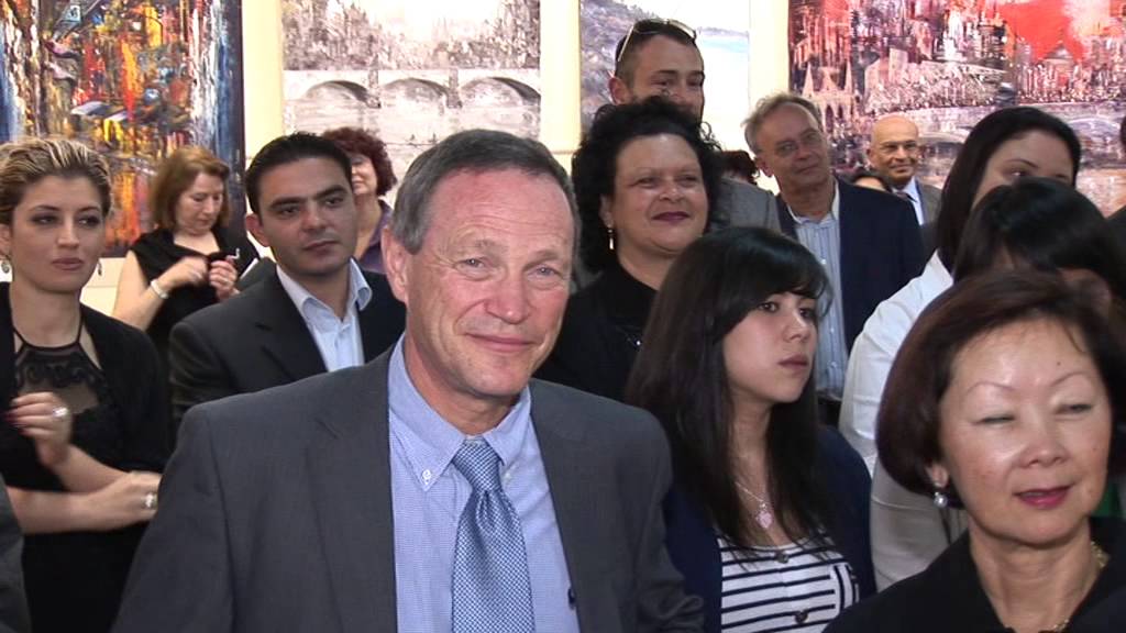 George Haidar's 2010 Solo Art Exhibition - YouTube