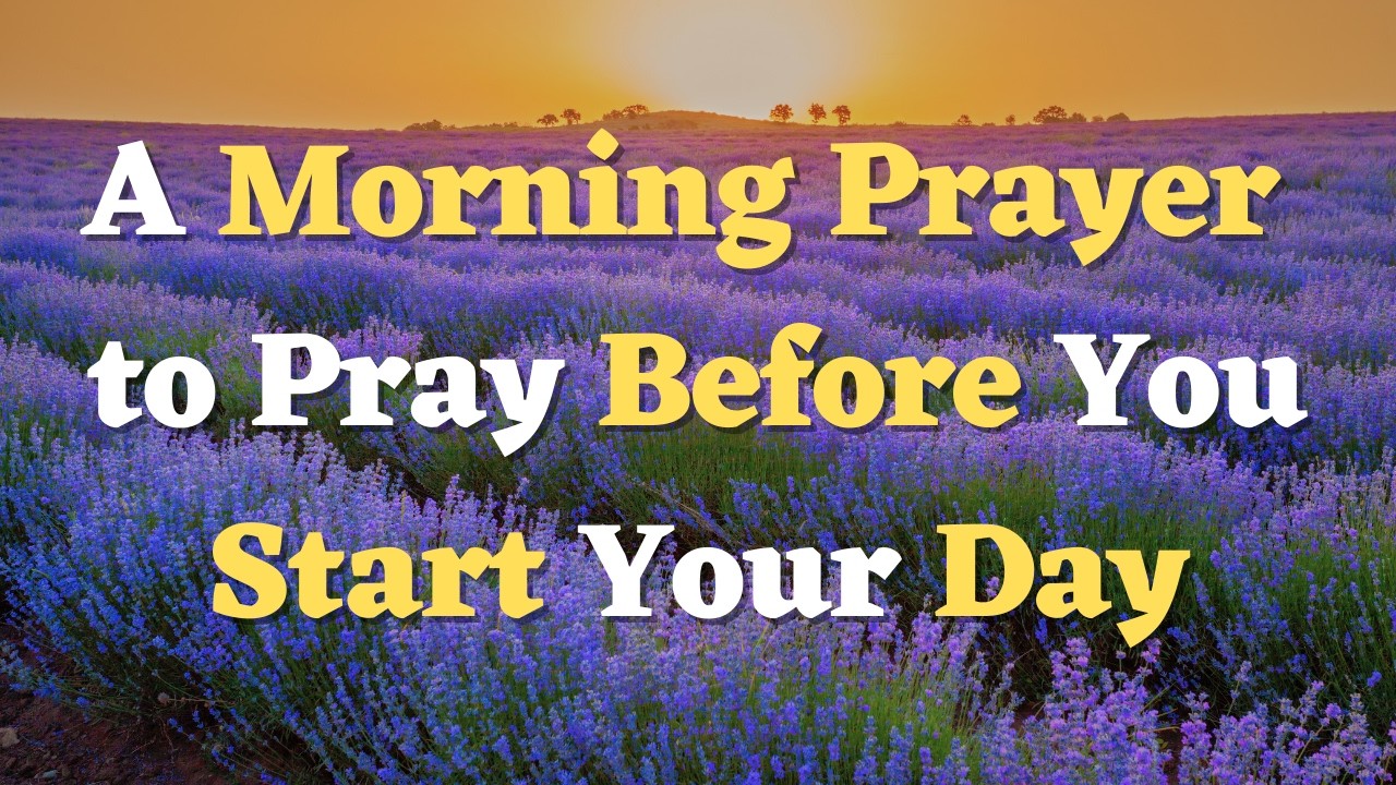 A Morning Prayer Before You Start Your Day | Lord, Let Your Light Guide ...