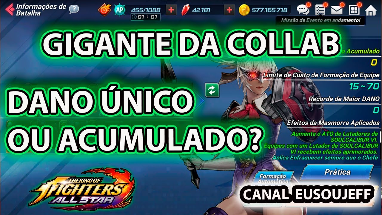 KOF ALL STARS MOBILE KOF ALLSTAR LIVE GAMEPLAY GIGANTE COLLAB ...