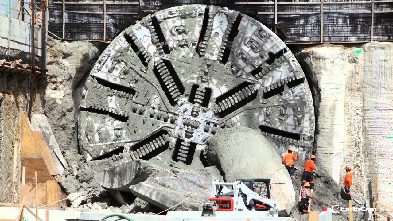 Miami Access Tunnel TBM Breakthrough Event - YouTube