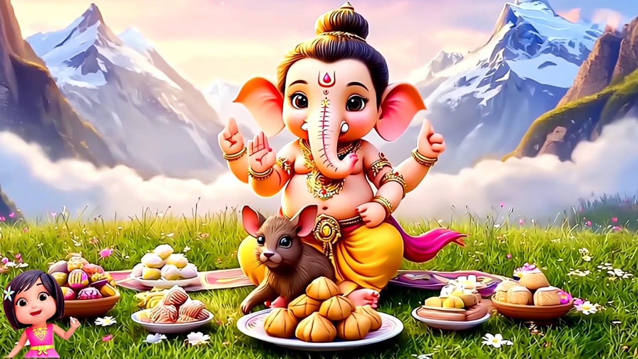 ( 23 Mins Loop ) Natkhat Ganesha Festival Rhyme | नटखट गणेश | Hindi ...
