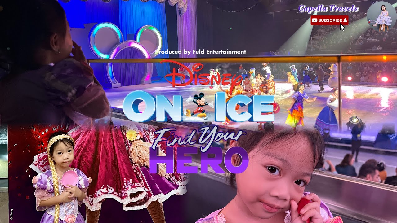Disney On Ice Find your Hero 2024 | MOA Arena | Little Mermaid Frozen ...
