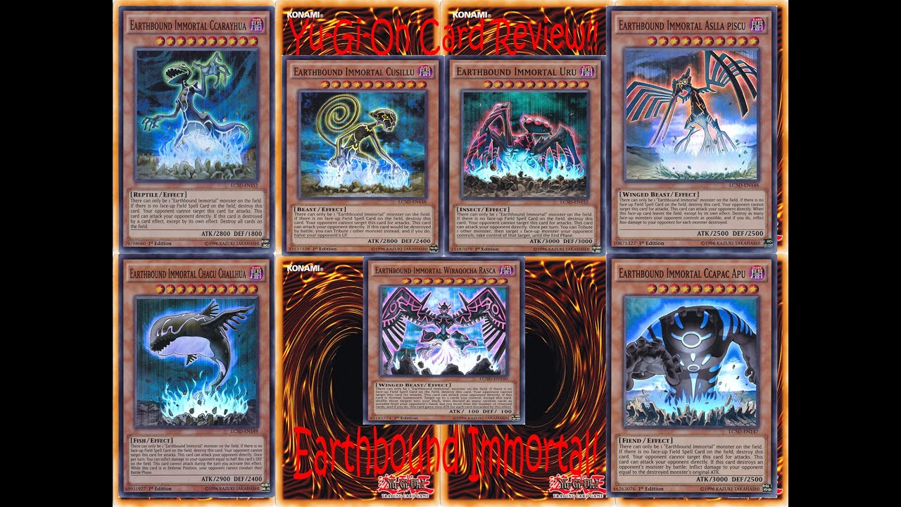 Yu-Gi-Oh Card Review: Earthbound Immortals! The Good and the not so ...