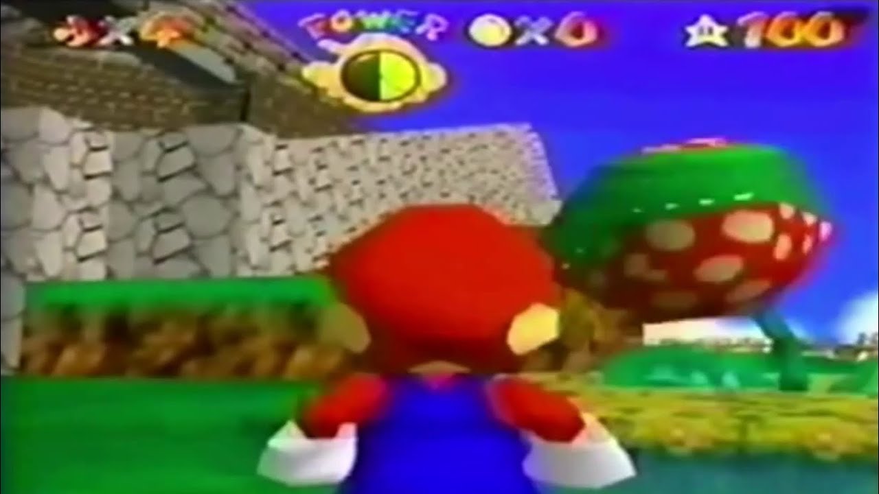 Newly discovered Super Mario 64 promotional footage (space world 1995 ...