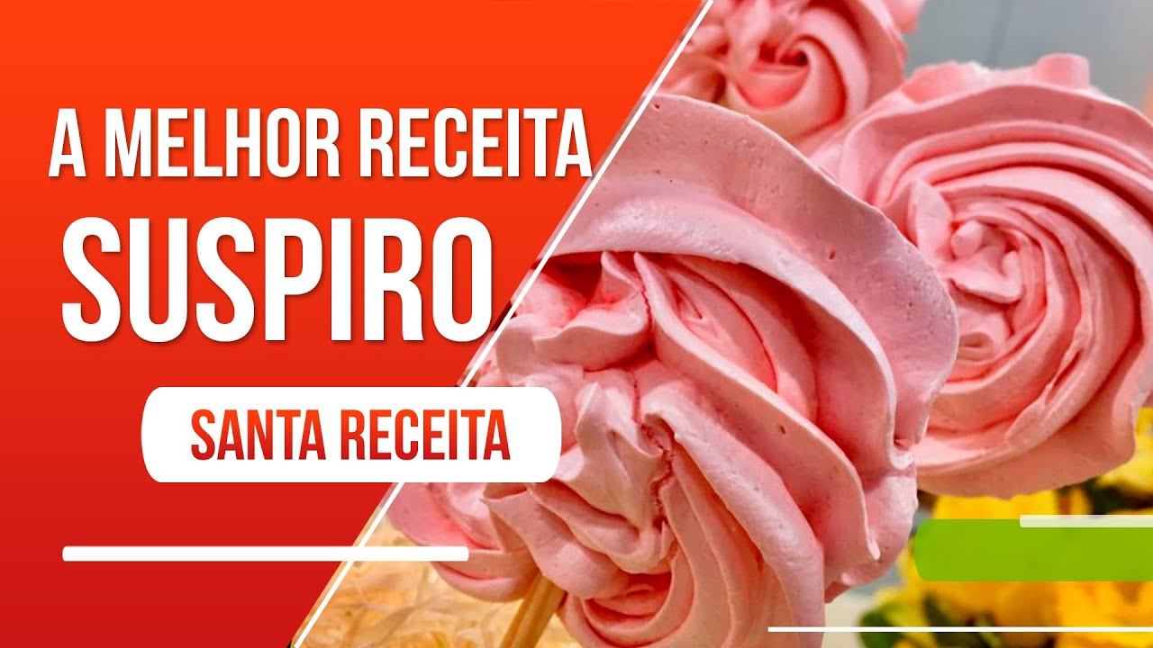 Suspiros coloridos: receita super fácil - YouTube