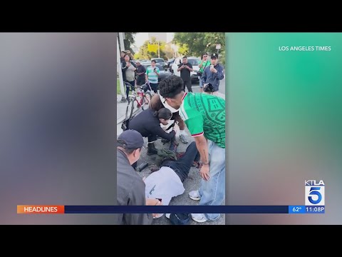 Man shot by suspect near World Cup watch party in L.A.