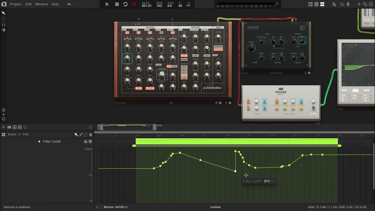 Audiotool | First Steps | Add Automations - YouTube