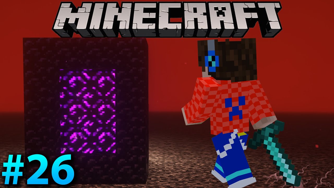 FINALLY I REACHED NETHER ROOF IN MINECRAFT | MINECRAFT GAMEPLAY #26 ...